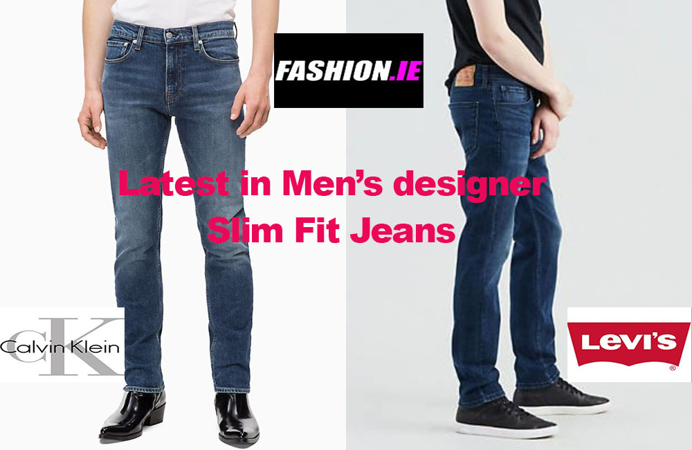 Fashion review of men’s designer slim fit jeans